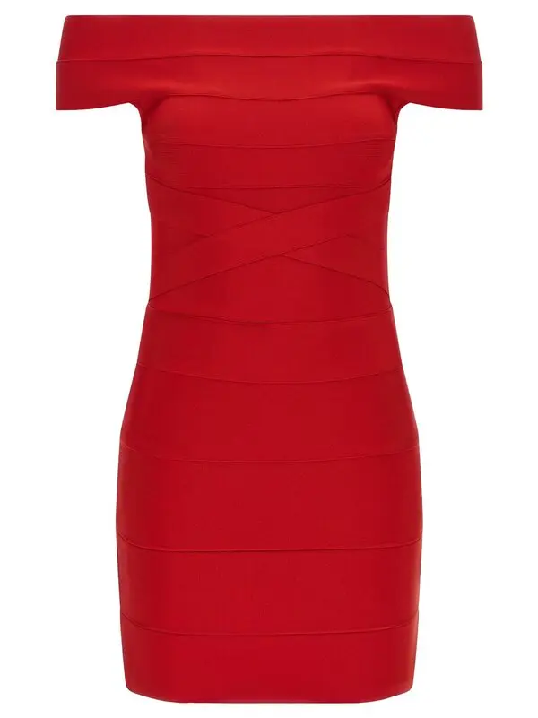 ROTATE BY BIRGER CHRISTENSEN Cross-band Mini Dress - Red
