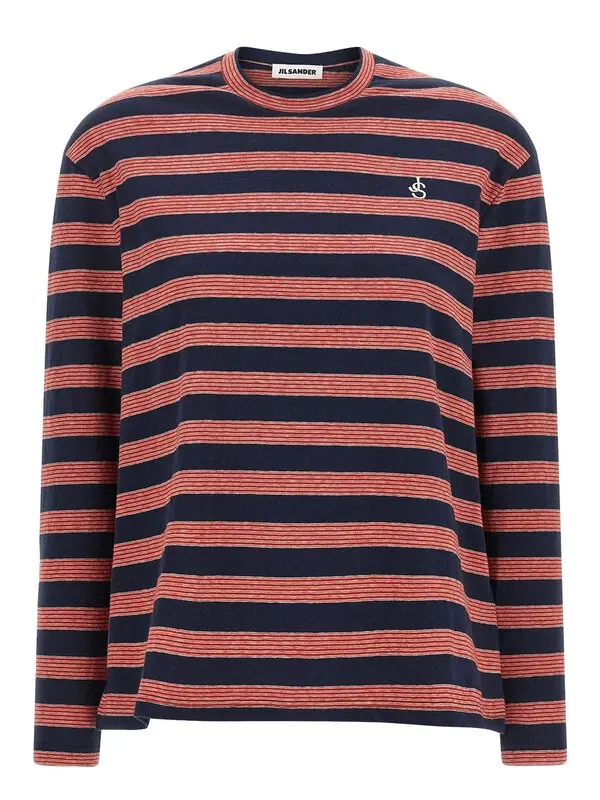JIL SANDER Striped Long-sleeve T-shirt - Multi