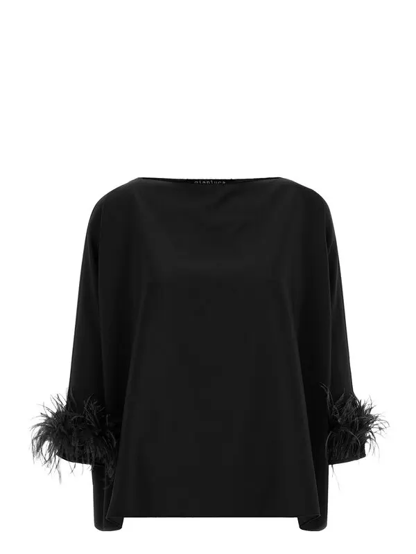 GIANLUCA CAPANNOLO Laura Blouse - Black