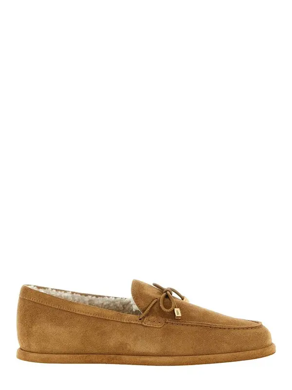 TOD'S Suede Moccasins - Beige