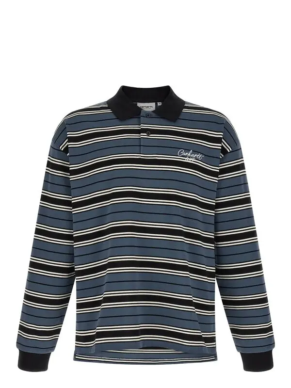 Carhartt Work In Progress Devitt Rugby' Polo Shirt - Gray
