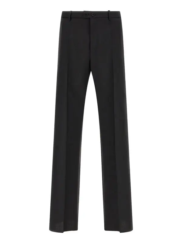 JIL SANDER 259 Tailored Trousers - Black