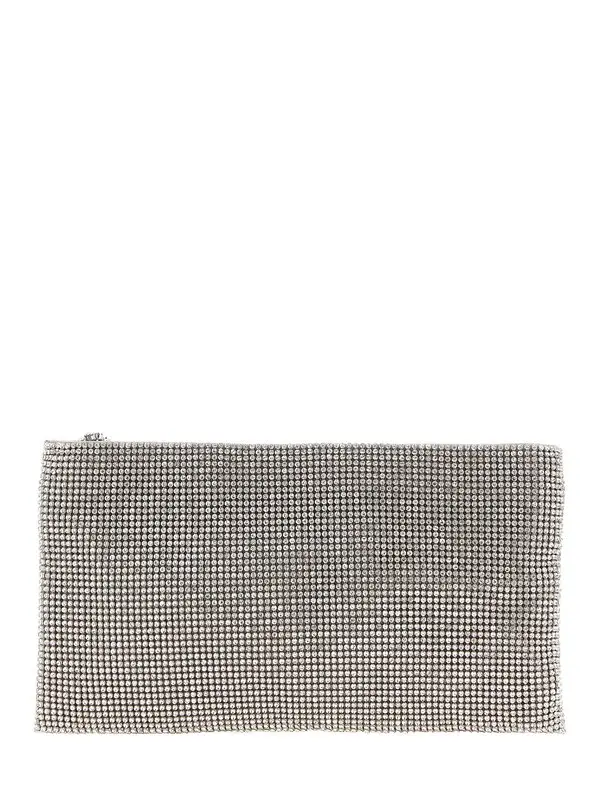 Benedetta Bruzziches Your Best Friend La Petite Clutch Bag - Silver