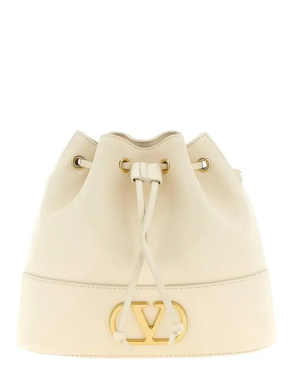 Valentino Garavani Vlogo Signature Sechiello Bag - White