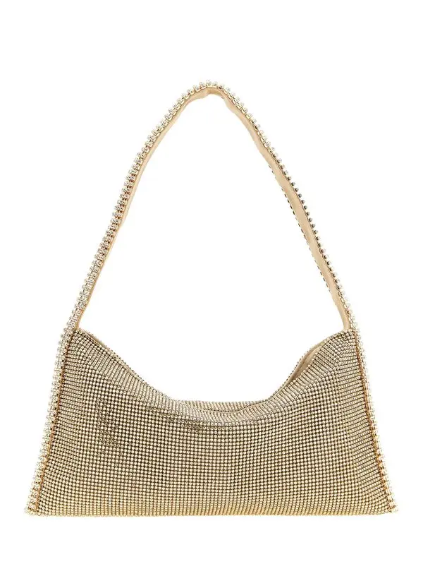 Benedetta Bruzziches Your Best Friend La Grande Shoulder Bag - Gold