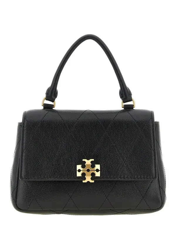Tory Burch Charlie Quilted Crossbody Bag - Black