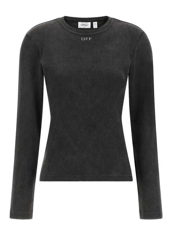 Off-White Off Stamp' T-shirt - Black