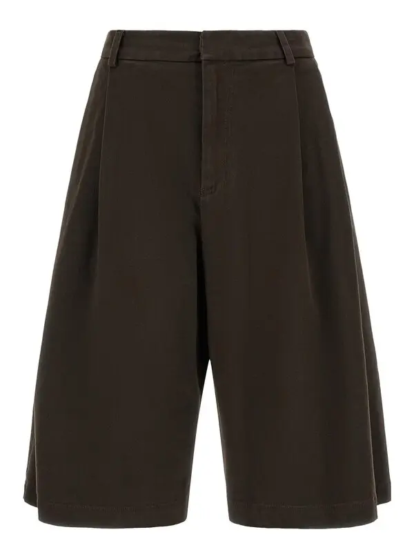 TELA Lake' Bermuda Shorts - Brown