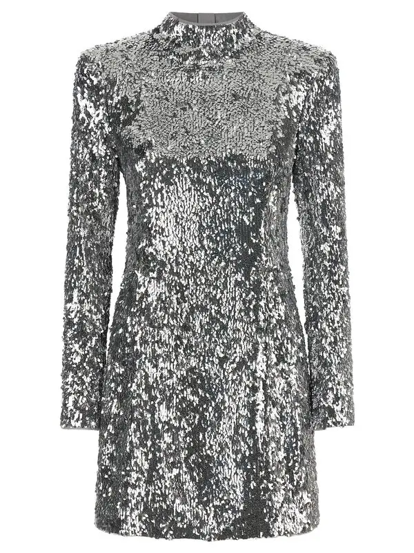 Balmain Sequin Dress - Silver