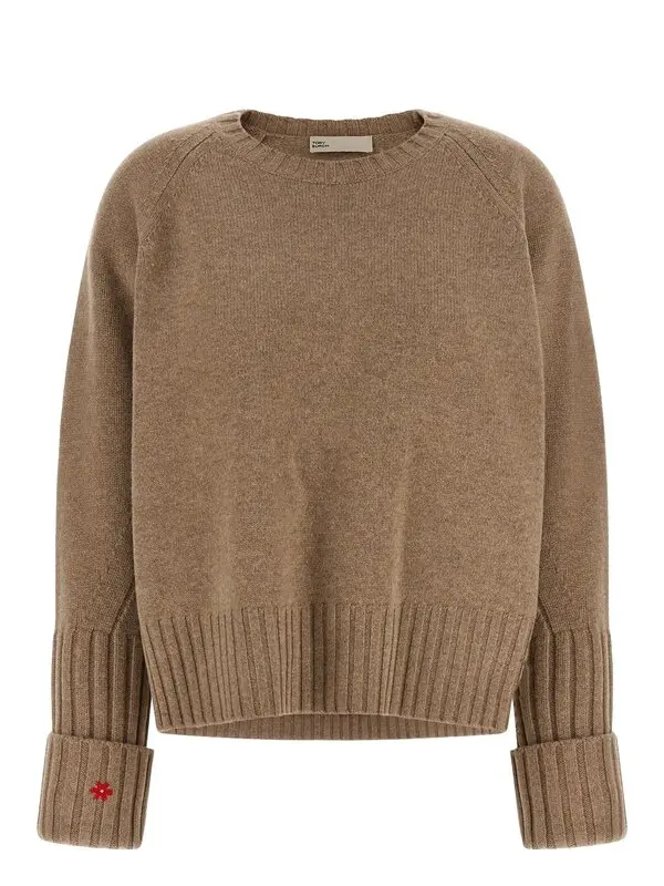 Tory Burch Wool Sweater - Beige