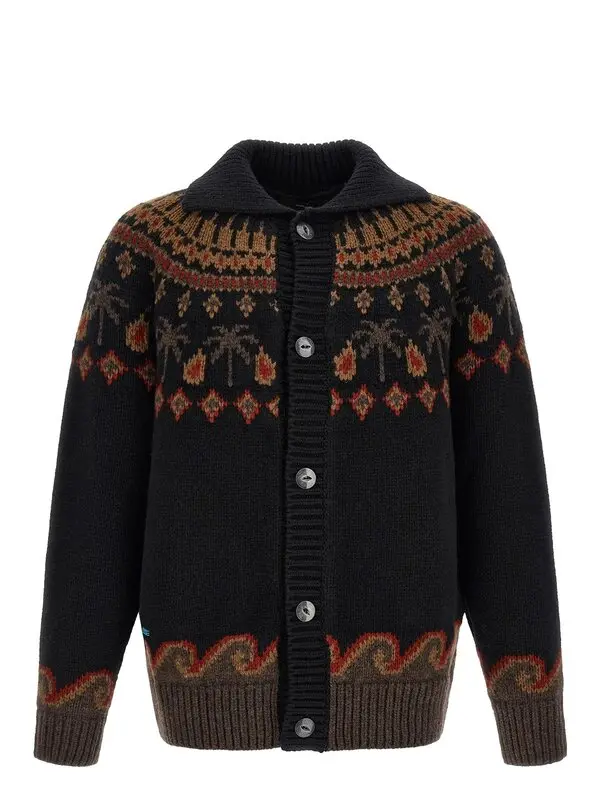 Alanui Sweet Winter Cardigan - Black