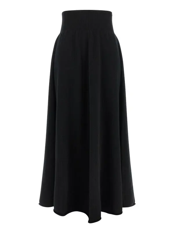 Extreme Cashmere N°498 Grace Skirt - Black