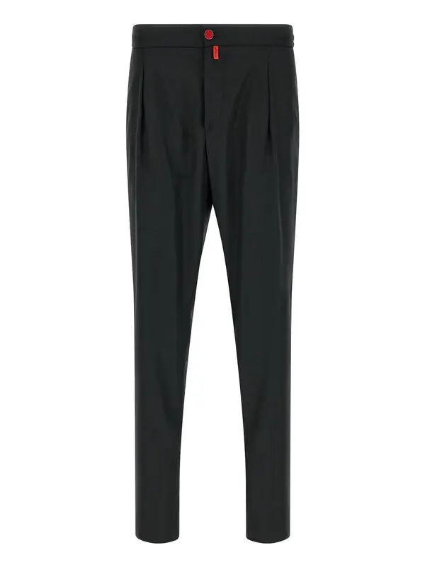 Kiton Pure Wool Tailored Trousers - Gray