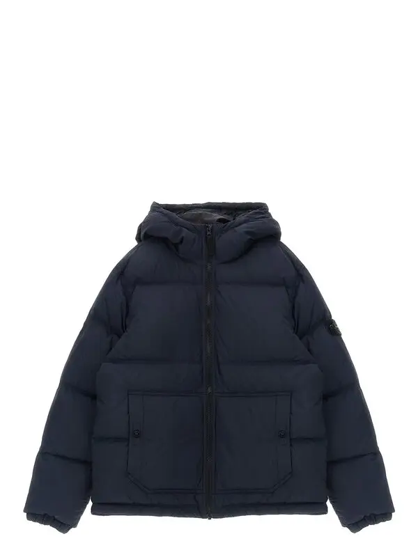 Stone Island Down Jacket - Blue