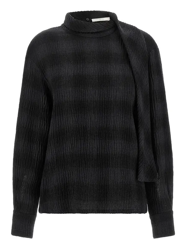 TELA Venus Blouse - Gray