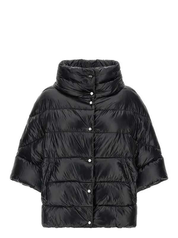 Herno Ultralight Hooded Jacket - Black