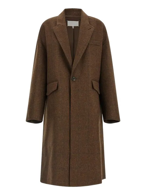 MAISON MARGIELA Cocooning Coat - Brown
