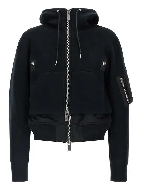 Sacai Sponge Bomber Jacket - Black