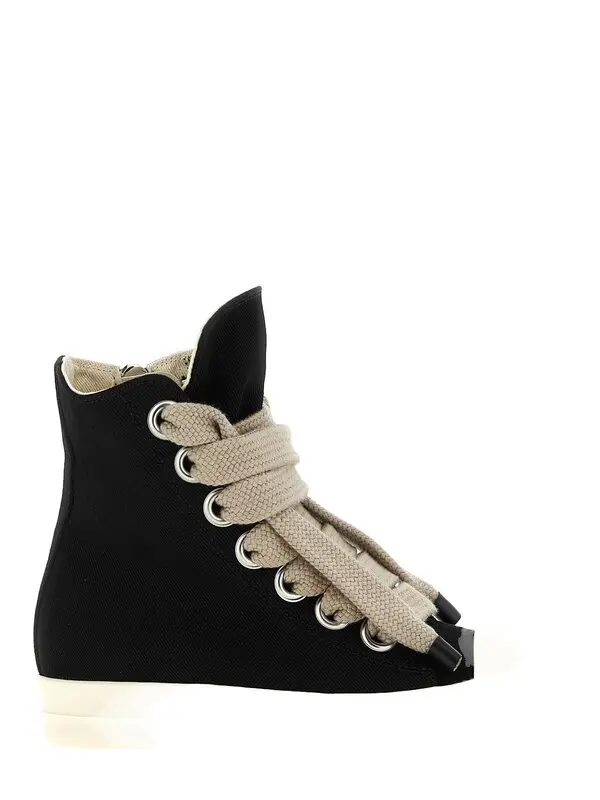 Rick Owens Jumbolace Sneaks - Black