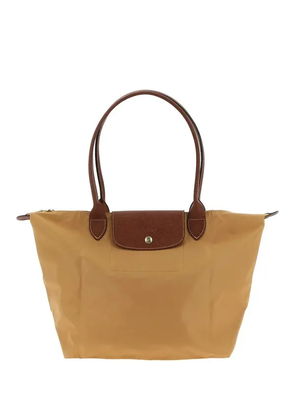 Longchamp Le Pliage Original Shoulder Bag - Beige