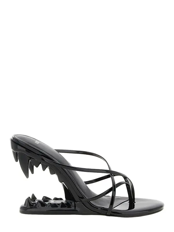Gcds Morso Thong Sandals - Black