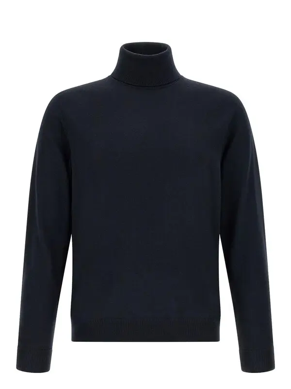 ZANONE Turtle-neck Sweater - Blue