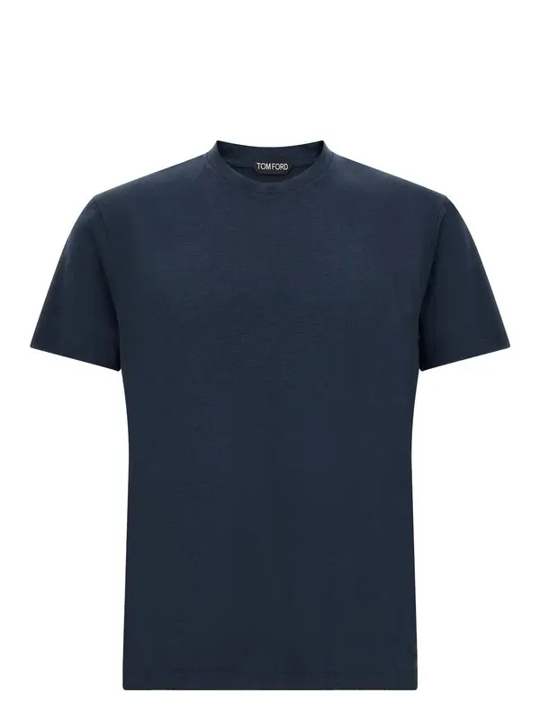 TOM FORD Crew-neck T-shirt - Blue