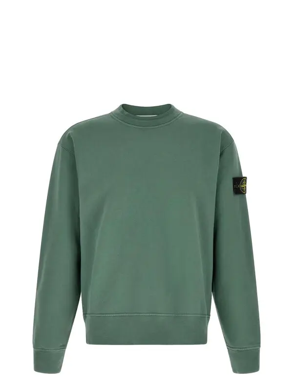 Stone Island Cotton Crewneck Sweatshirt - Green