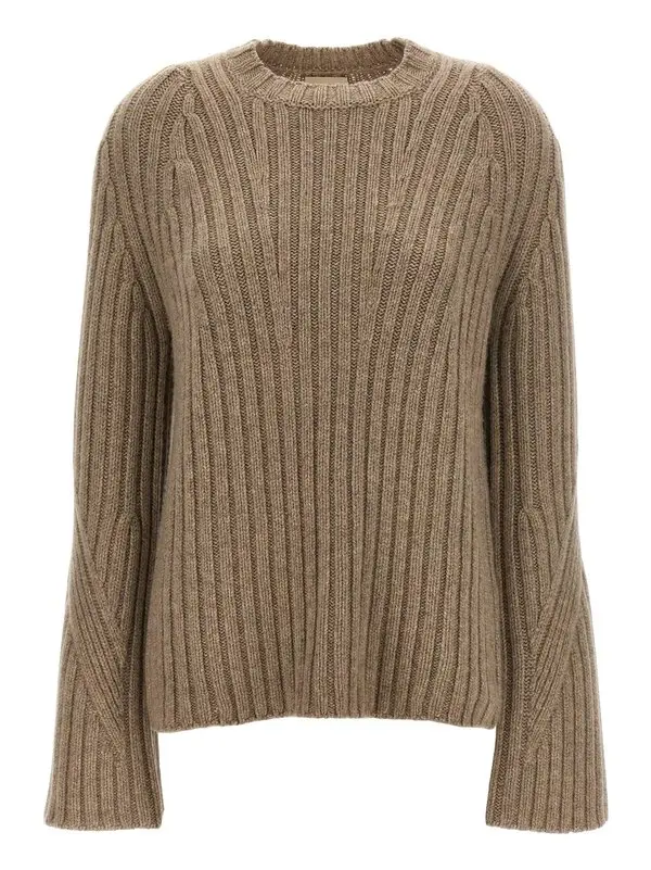 Khaite Calvin Cashmere Sweater - Beige