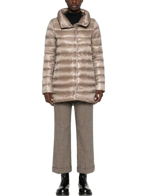 Herno Amelia Quilted Puff Coat - Beige