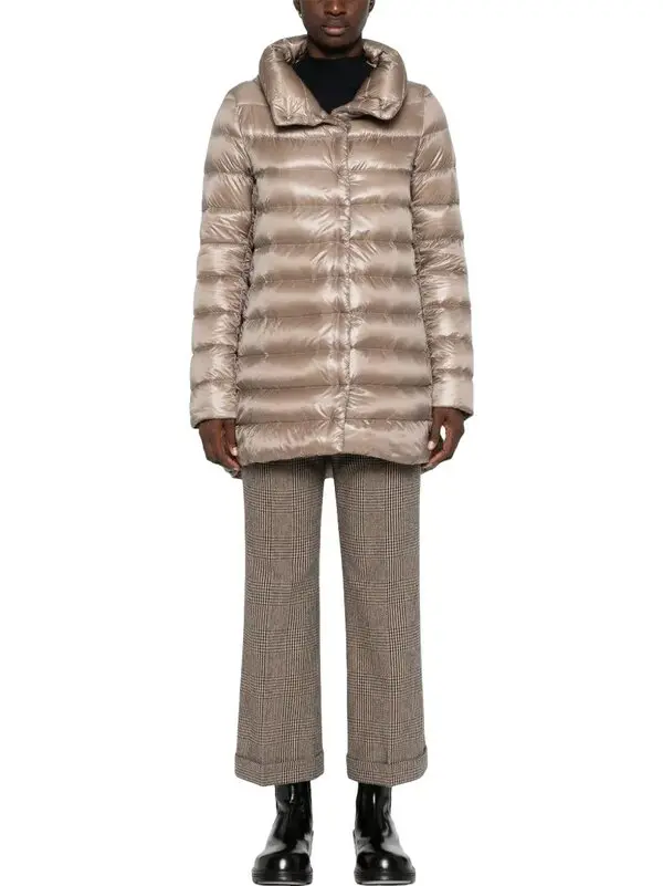 Herno Amelia Quilted Puff Coat - Beige