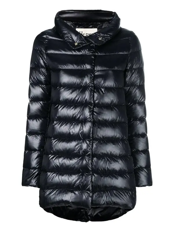 Herno Amelia Quilted Puff Coat - Black