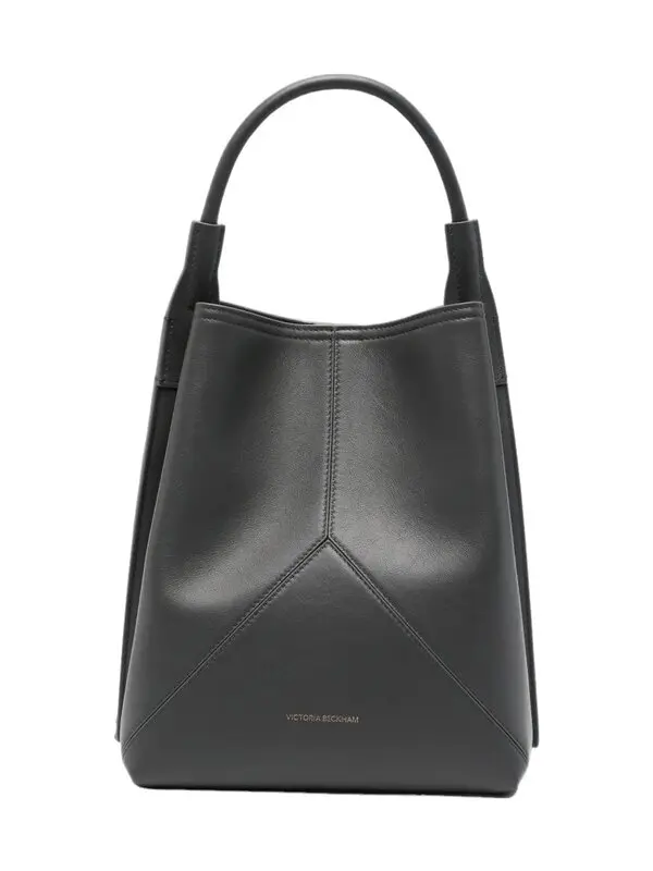 Victoria Beckham Leather Bucket Bag - Gray