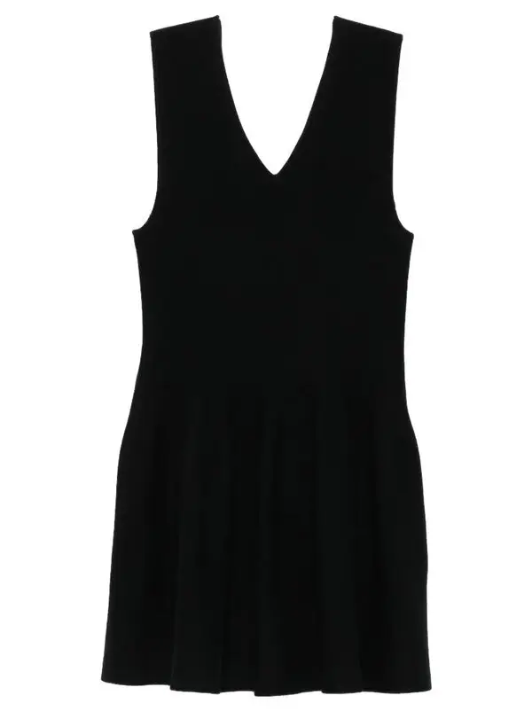 LISA YANG Cashmere Knit Mini Dress - Black
