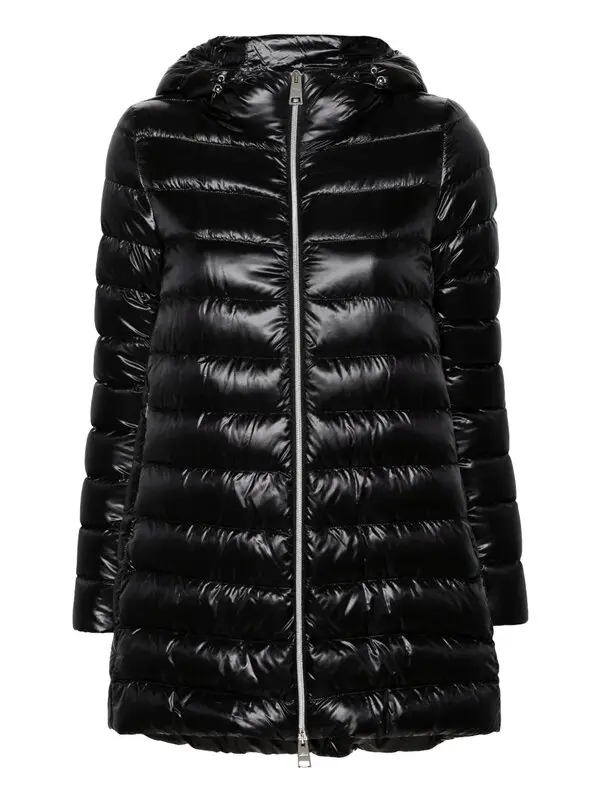 Herno Quilted Puff Coat - Black