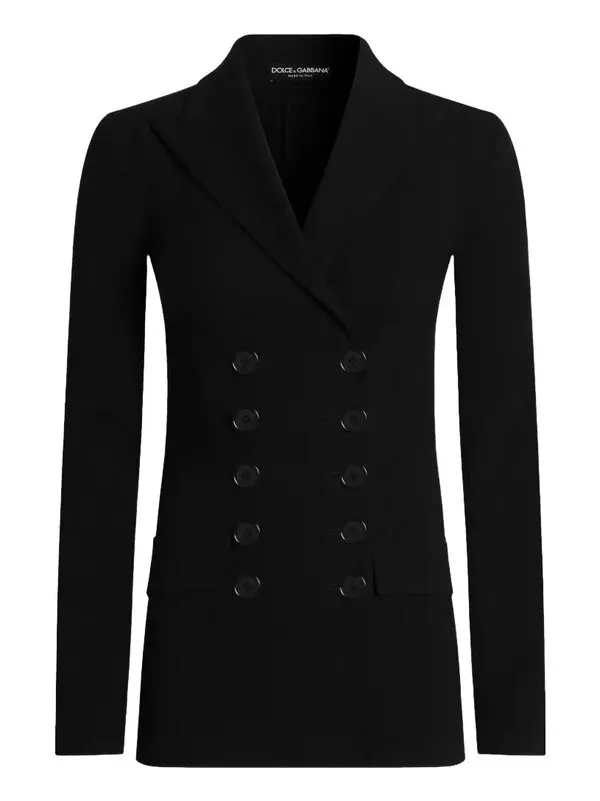 Dolce & Gabbana Double Breasted Jacket - Black