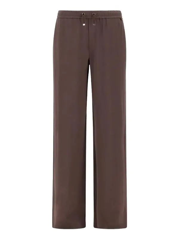Herno Satin Trousers - Brown