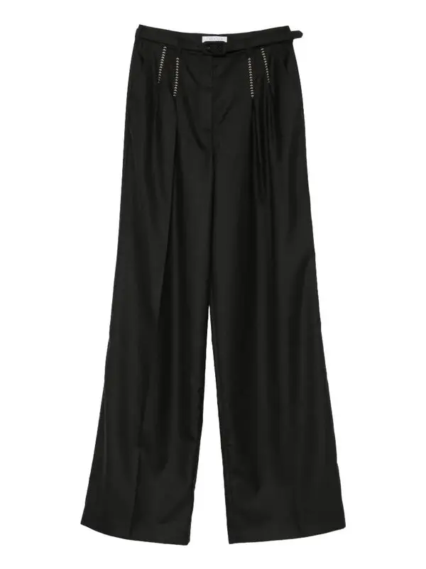 Gabriela Hearst Vargas Wide-leg Cashmere Trousers - Black