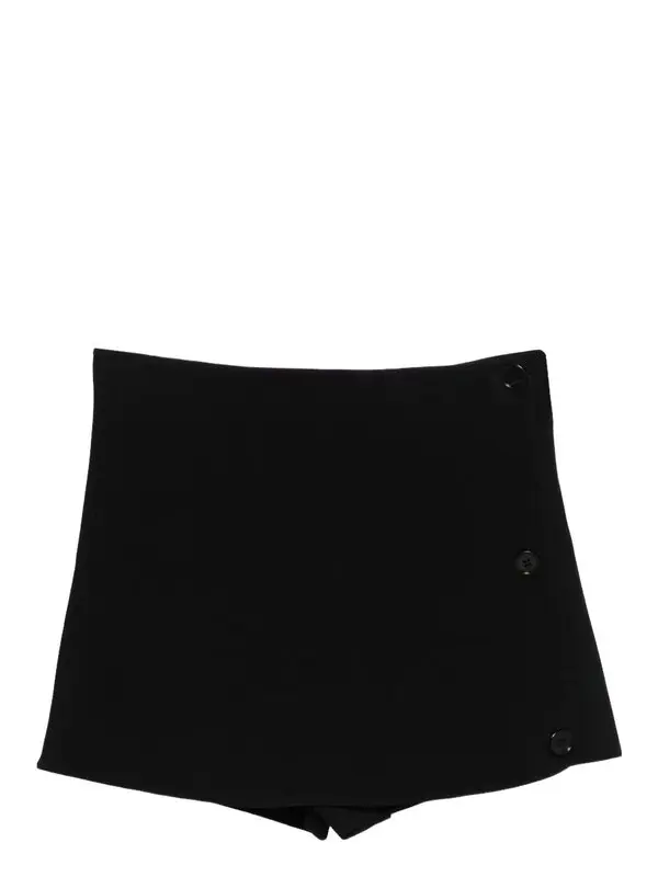 COURREGES Knit Shorts - Black