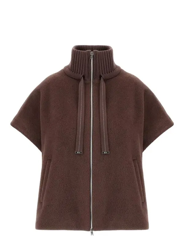 Herno Alpaca Cape - Brown