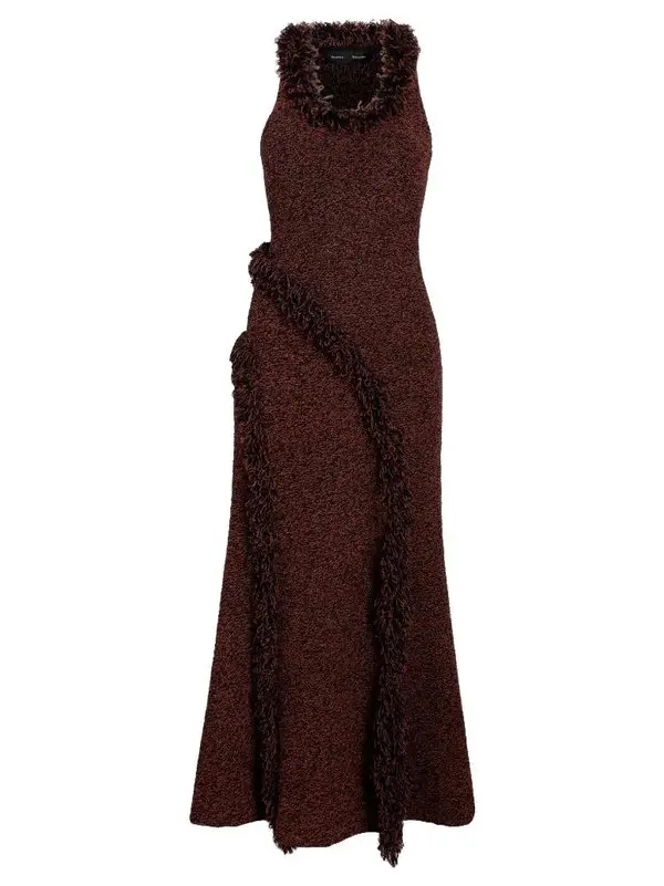 Proenza Schouler Nilo Textured Jacquard Dress - Black