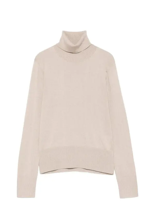 Alpha Studio High Neck Sweater - Beige