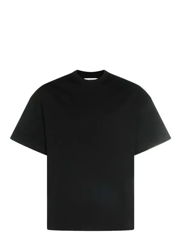 JIL SANDER Vertical Logo Tee - Black
