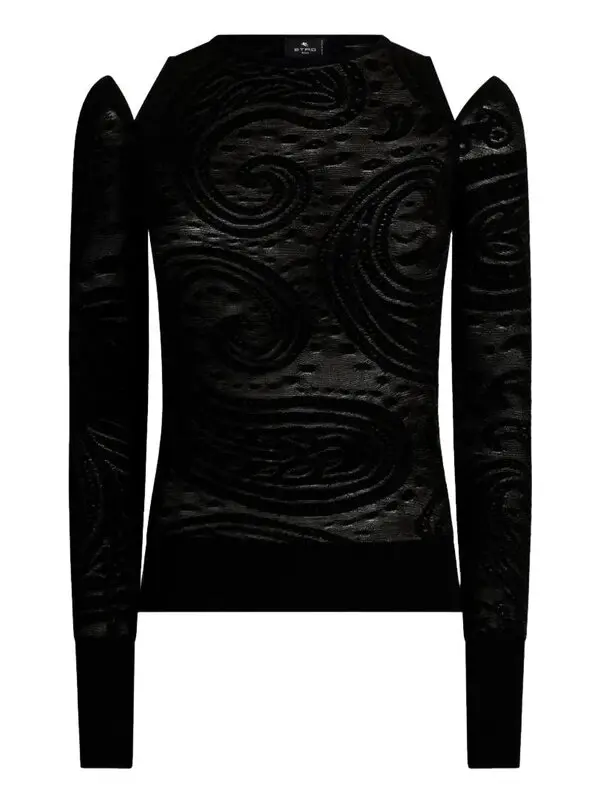Etro Devore Pullover - Black