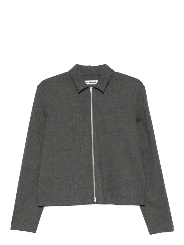 JIL SANDER Wool Jacket - Gray