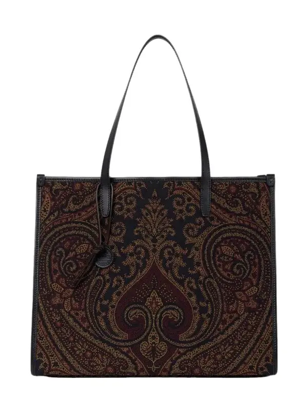 Etro Devore Shopping Bag - Black