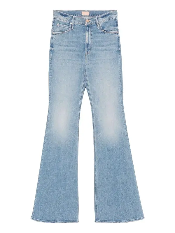 MOTHER The Doozy Flare Jeans - Light Blue