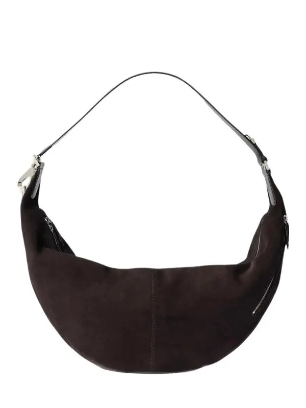 LEMAIRE Large Quiver Clip Bag - Brown