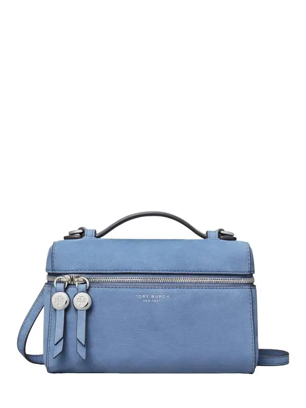 Tory Burch Romy Slim Nubuck Top Handle - Blue
