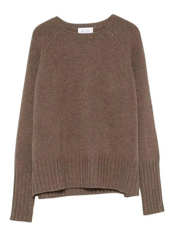 BE YOU Cashmere Sweater - Beige